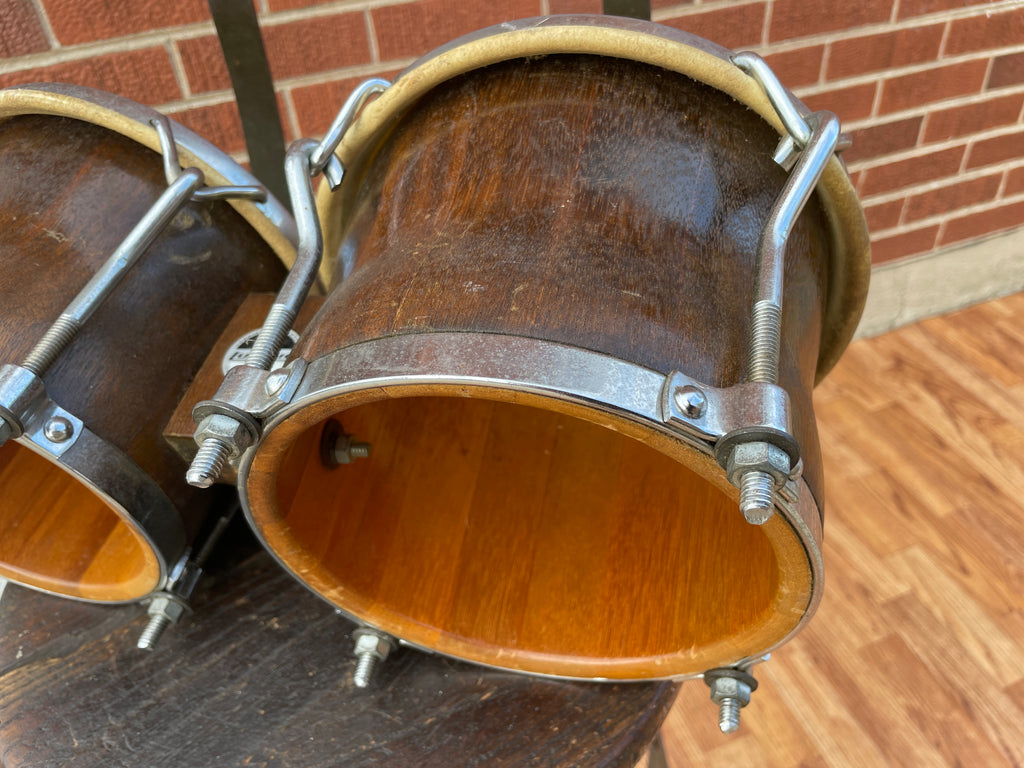 1980s Ludwig No. L-4012 7" & 8" Hand Bongos – Drugan's Drums & Guitars