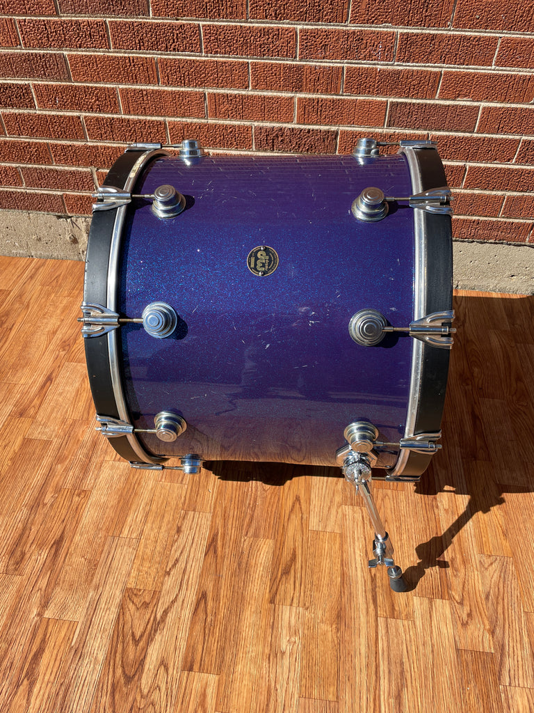 DW Drum Set Blue/Purple Sparkle Drum Workshop Pre-Collector's Series 2 ...