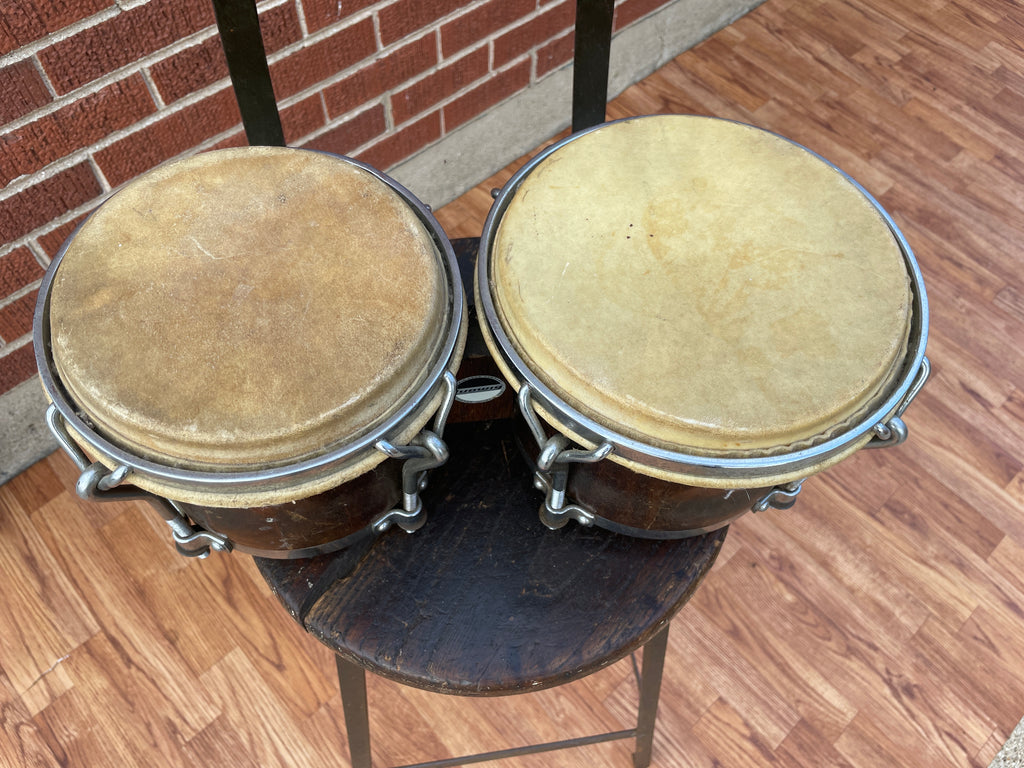 1980s Ludwig No. L-4012 7" & 8" Hand Bongos – Drugan's Drums & Guitars