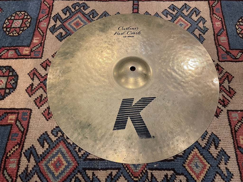 16" Zildjian K Custom Fast Crash 994g – Drugan's Drums & Guitars