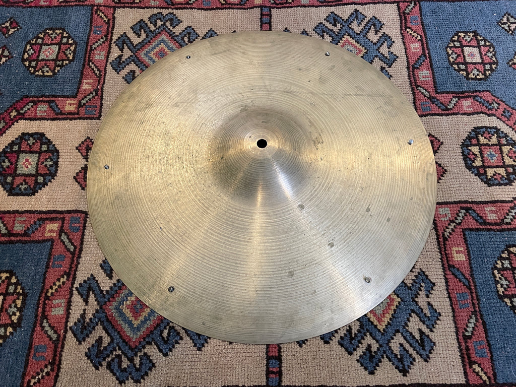 18" Zildjian A 1960s Sizzle Crash Ride Cymbal w/ 6 Rivets 1446g #866 ...