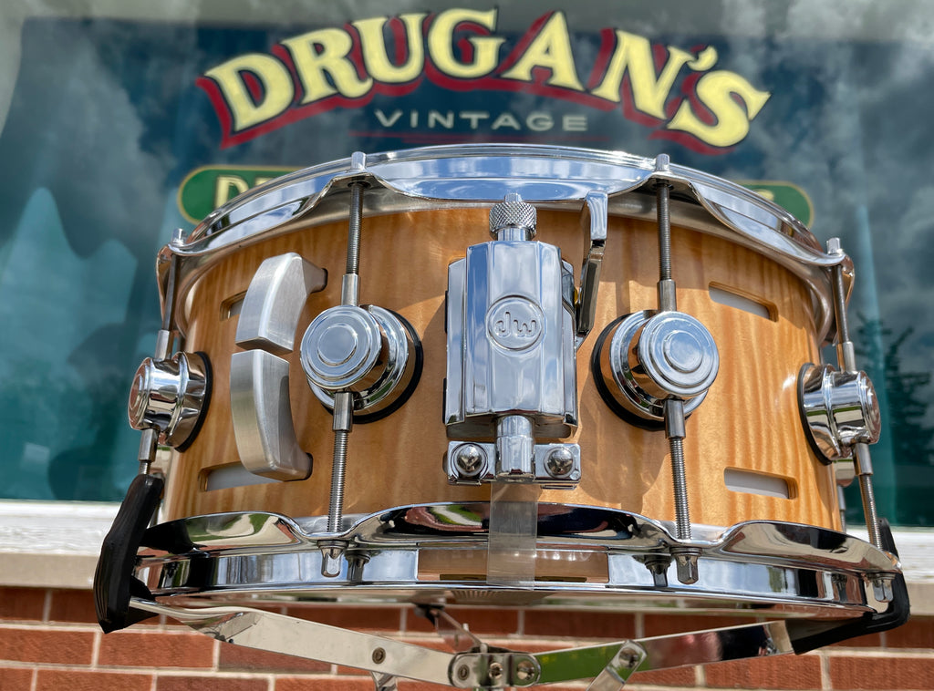 DW Collector's Series Acoustic EQ 6x14 Snare Drum Natural Drum Worksho ...