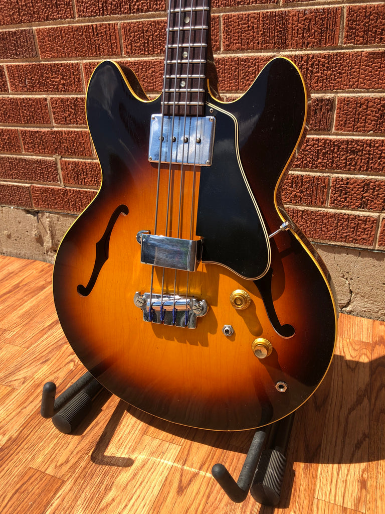 1969 Gibson EB-2 Bass Guitar Sunburst EB2 Original Case – Drugan's ...