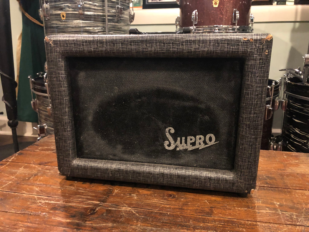 1960 Supro Super Model 1606 Combo Guitar Amplifier – Drugan's Drums ...