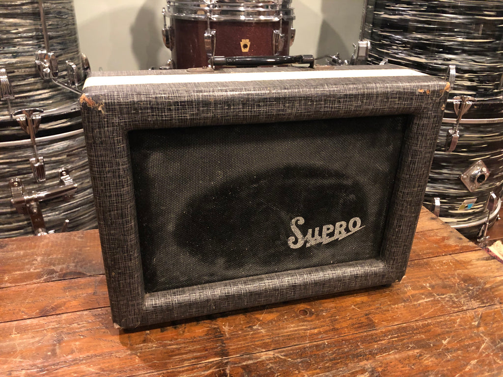 1960 Supro Super Model 1606 Combo Guitar Amplifier – Drugan's Drums ...