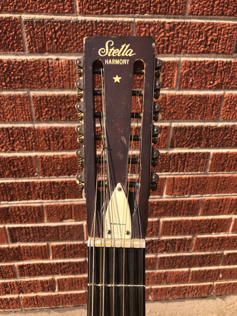 1960s Harmony Stella H912 12-String Acoustic Guitar Sunburst - Kurt Co ...