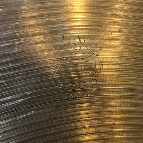 20" Zilco by Azco Ride Cymbal Canada 2090g – Drugan's Drums & Guitars
