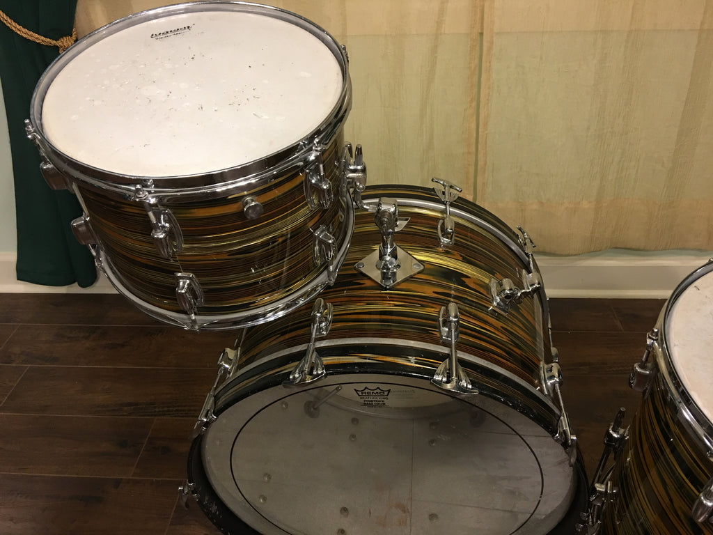 Ludwig Standard Lemon Strata Drum Set Super Classic – Drugan's Drums ...