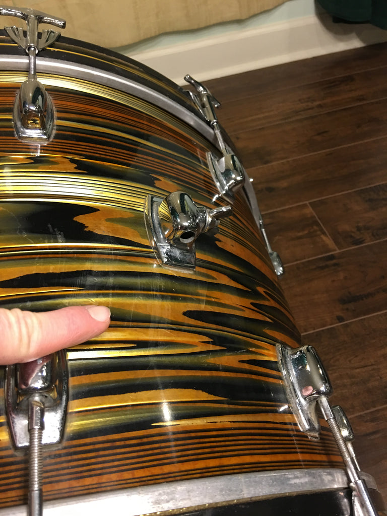 Ludwig Standard Lemon Strata Drum Set Super Classic – Drugan's Drums ...