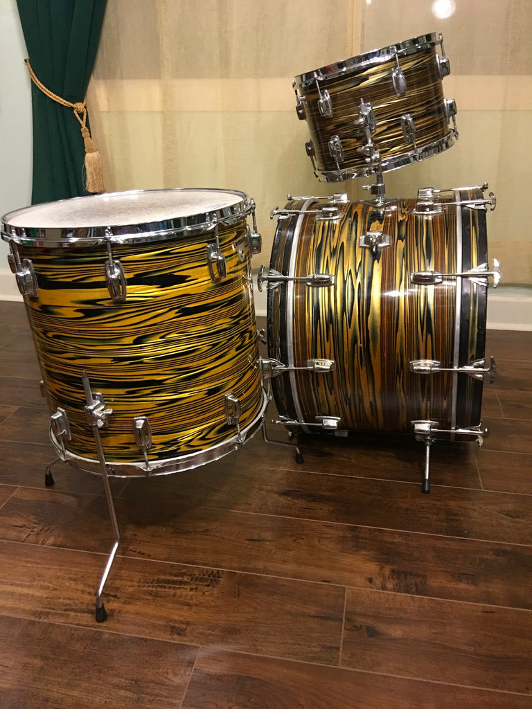Ludwig Standard Lemon Strata Drum Set Super Classic – Drugan's Drums ...